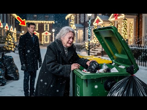 Single dad helps elderly woman searching trash on christmas eve—and the ...