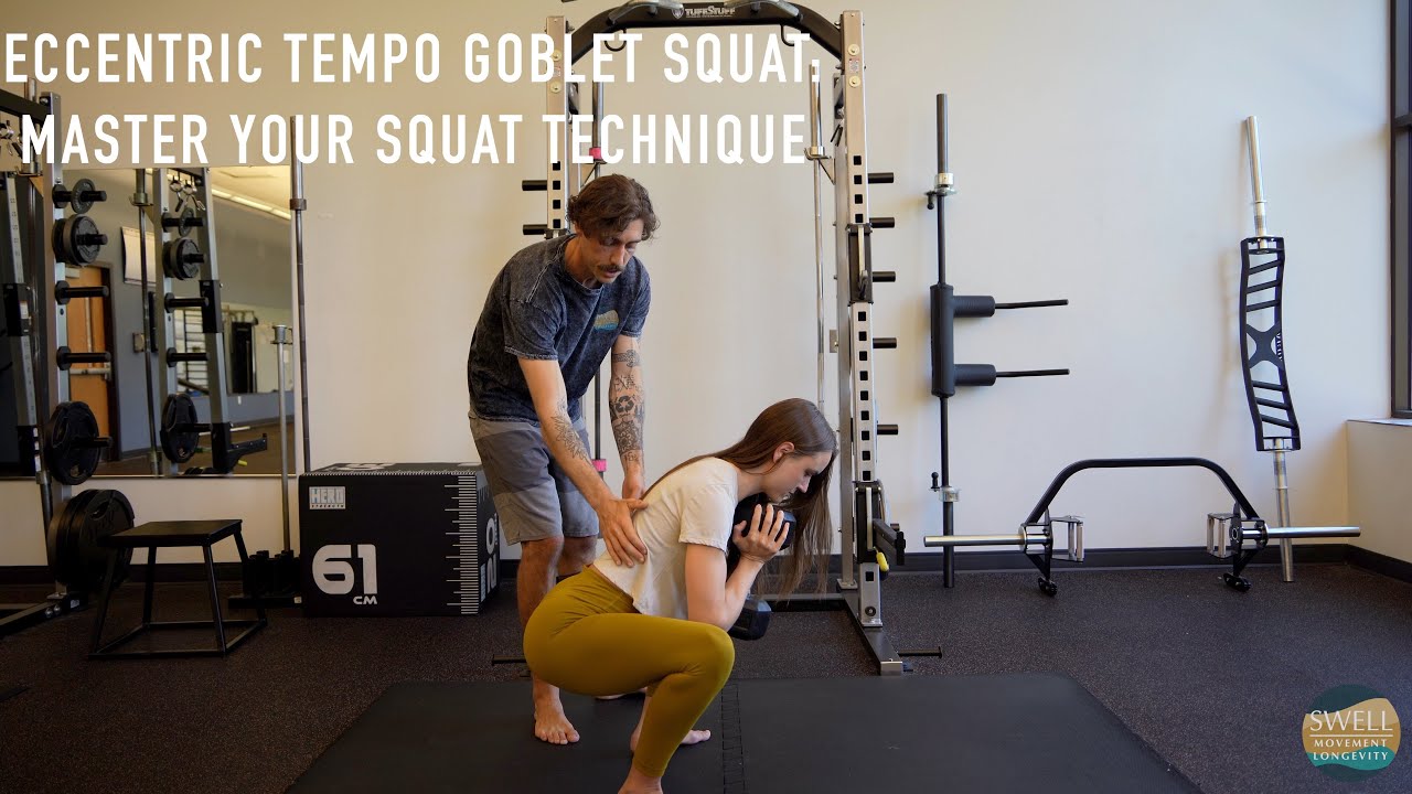 Tempo Goblet Squat - YouTube