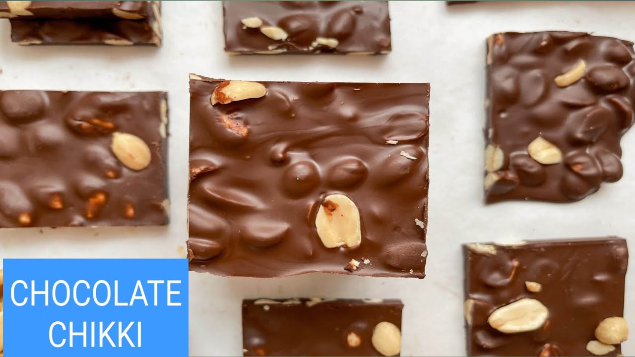 CHOCOLATE & PEANUTS CHIKKI - YouTube