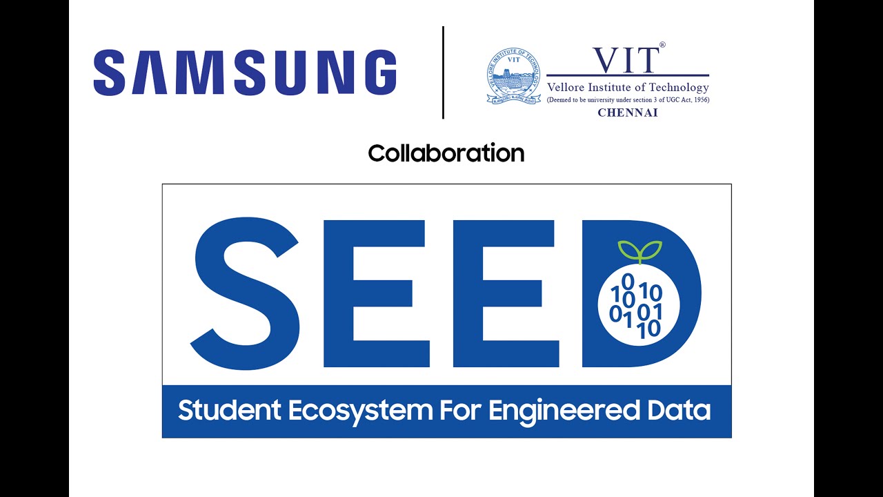 VIT Samsung Student Ecosystem for Engineered Data (SEED) LAB TOUR - YouTube