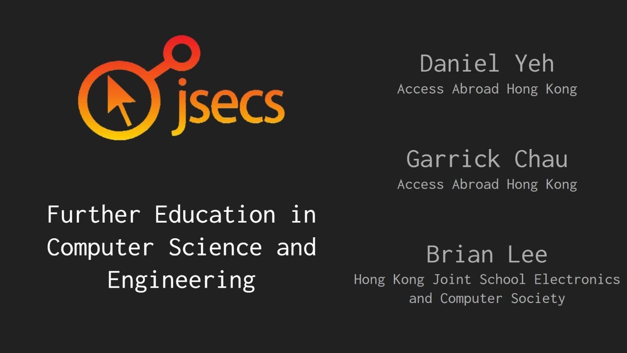 Webinar - Further Education in Computer Science and Engineering - YouTube