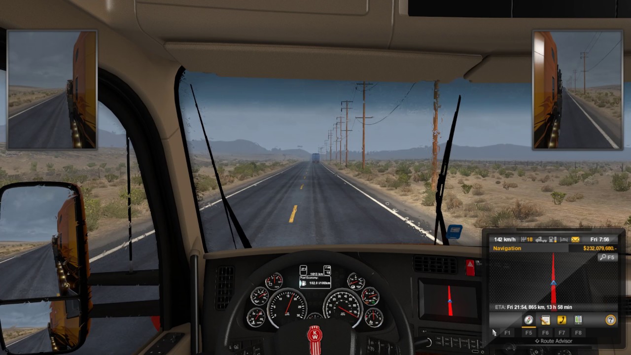 American Truck Simulator - DLC Heavy Cargo Pack- 40 tons - 170km/h ...