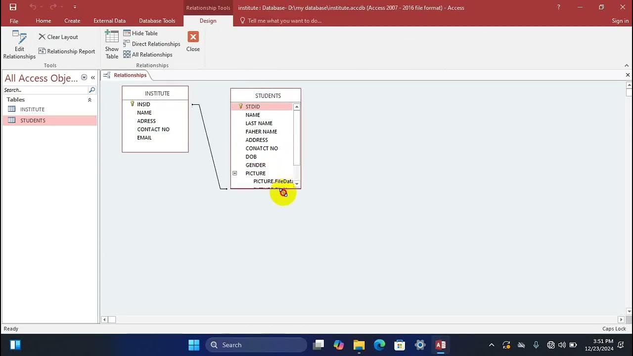 CREATE TABLES IN ACCESS - YouTube