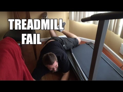 TREADMILL FAIL! Grim FALLS, Freddy Fishfarts LAUGHS!! - YouTube