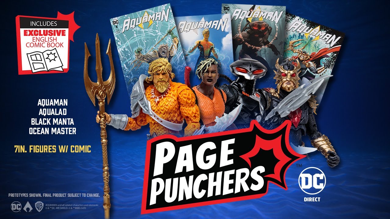 NEW DC Page Punchers™ 7" Figure w/ Comic | Action Figure Showcase - YouTube