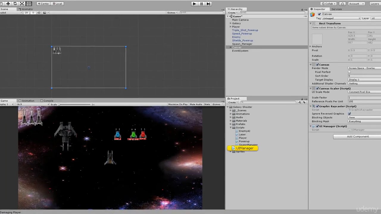 Unity Tutorial - UI Manager Setup - YouTube