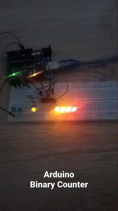 Arduino Binary counter 8 bits - YouTube