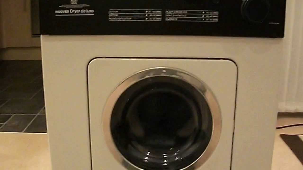 HOOVER D6150 Dryer de luxe - YouTube