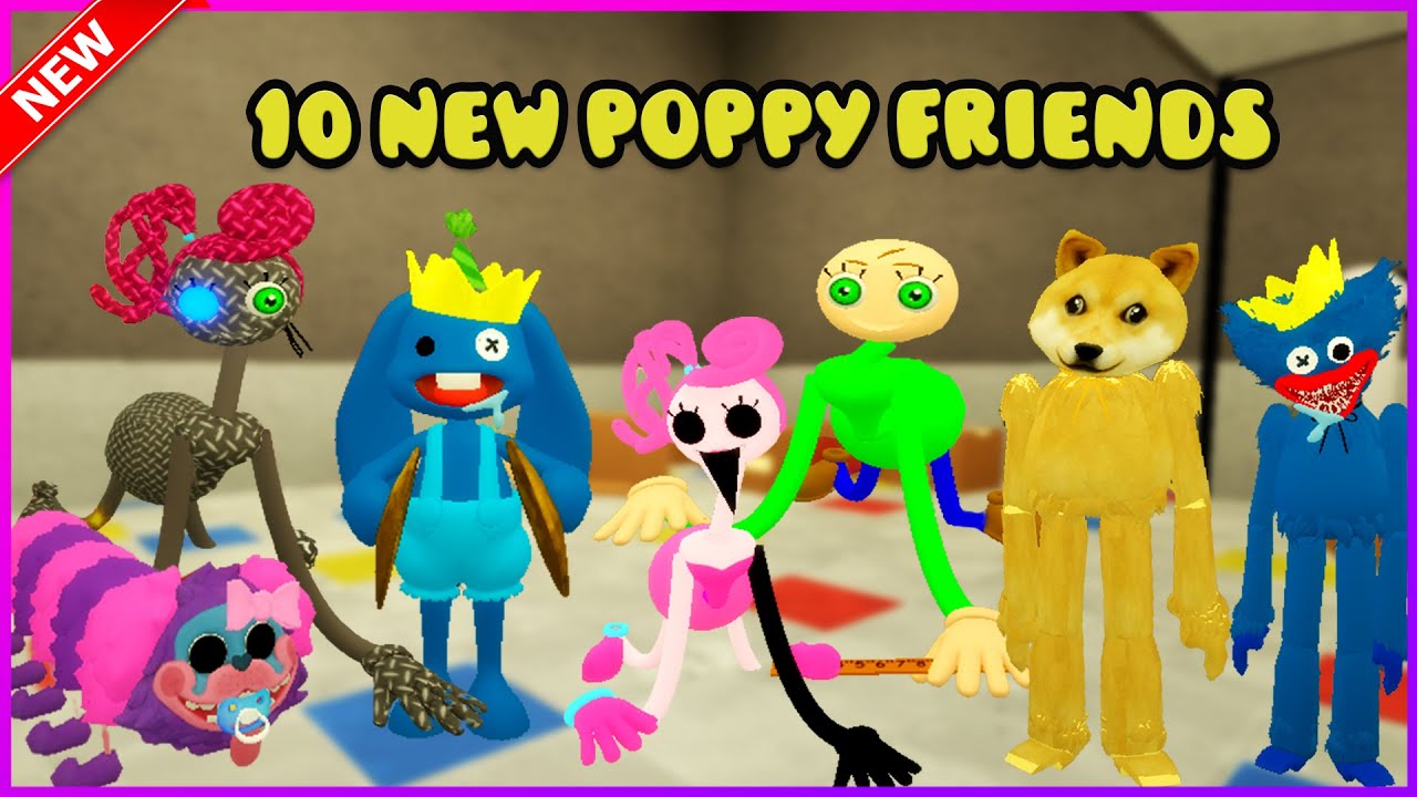 Find The Poppy Friends - How To Find 10 NEW POPPY FRIENDS - ROBLOX ...