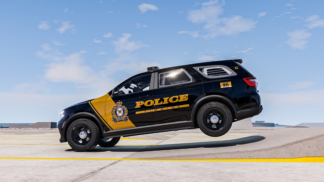 BeamNG Drive - Police Dodge Durango Fl Suspension Testing - YouTube