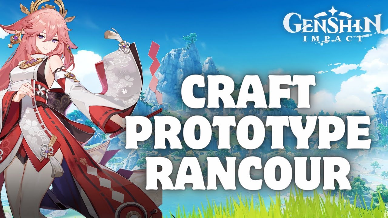 How to Craft Prototype Rancour in Genshin Impact in 2024? - YouTube