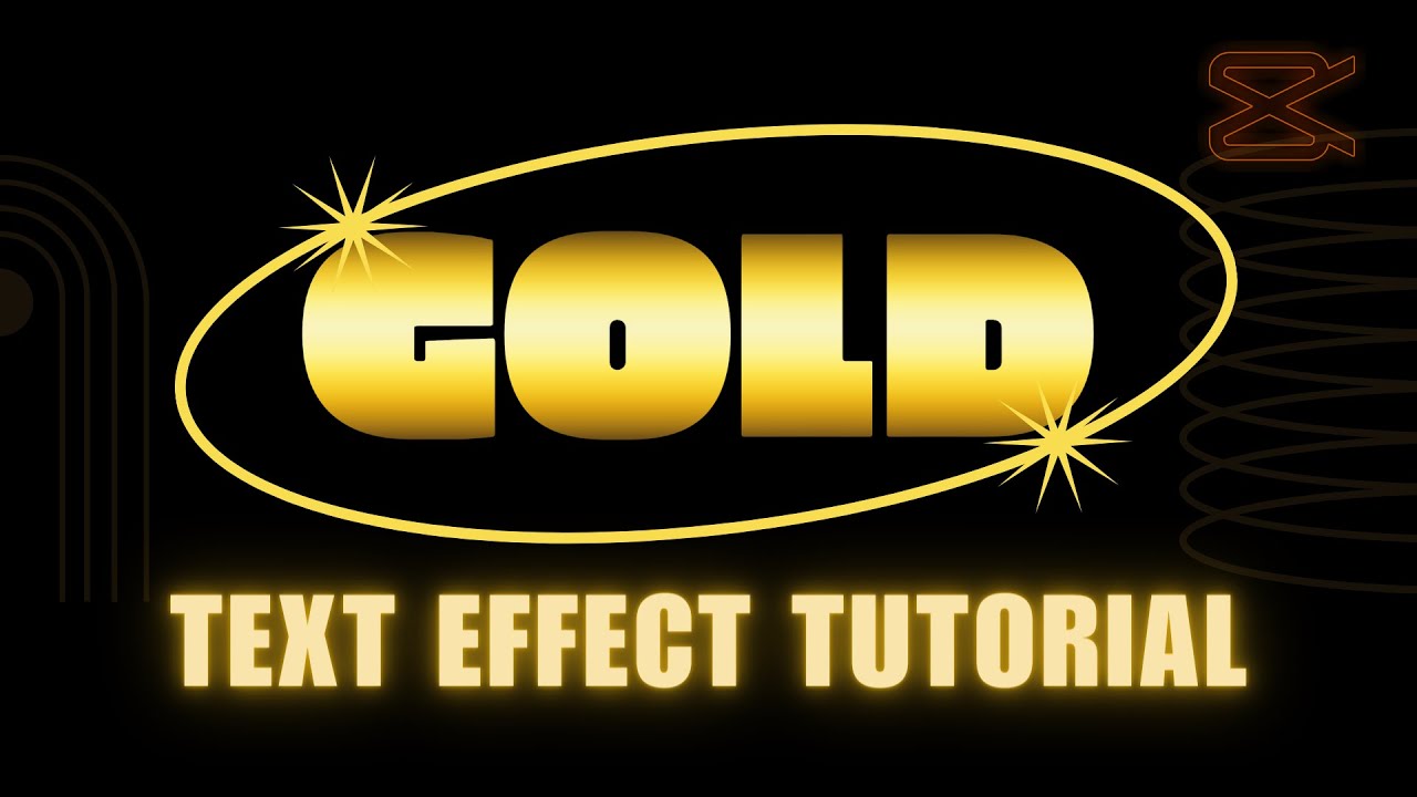 Want To Create This Silver Gold Text Effect On CapCut PC For Your ...
