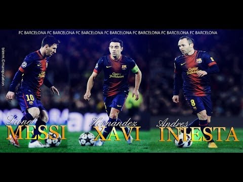 Messi, Xavi & Iniesta - Magical Ball Controls (HD)