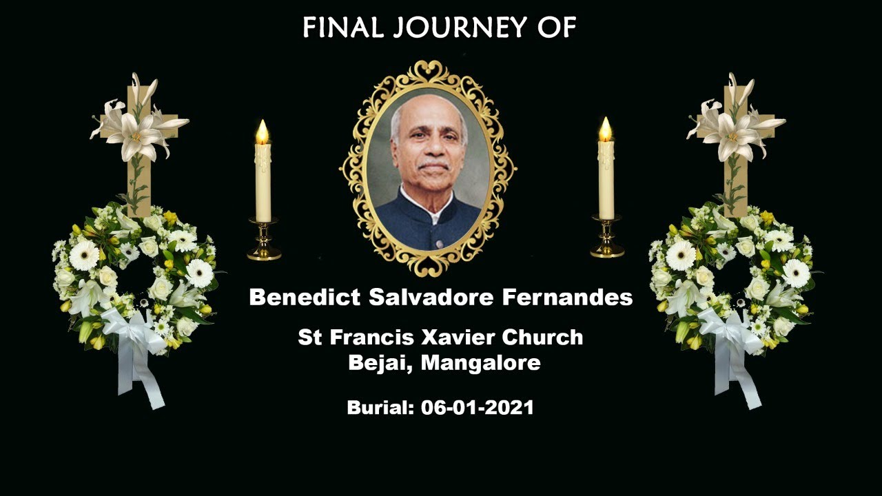 Final Journey of Benedict Salvadore Fernandes (77) - YouTube