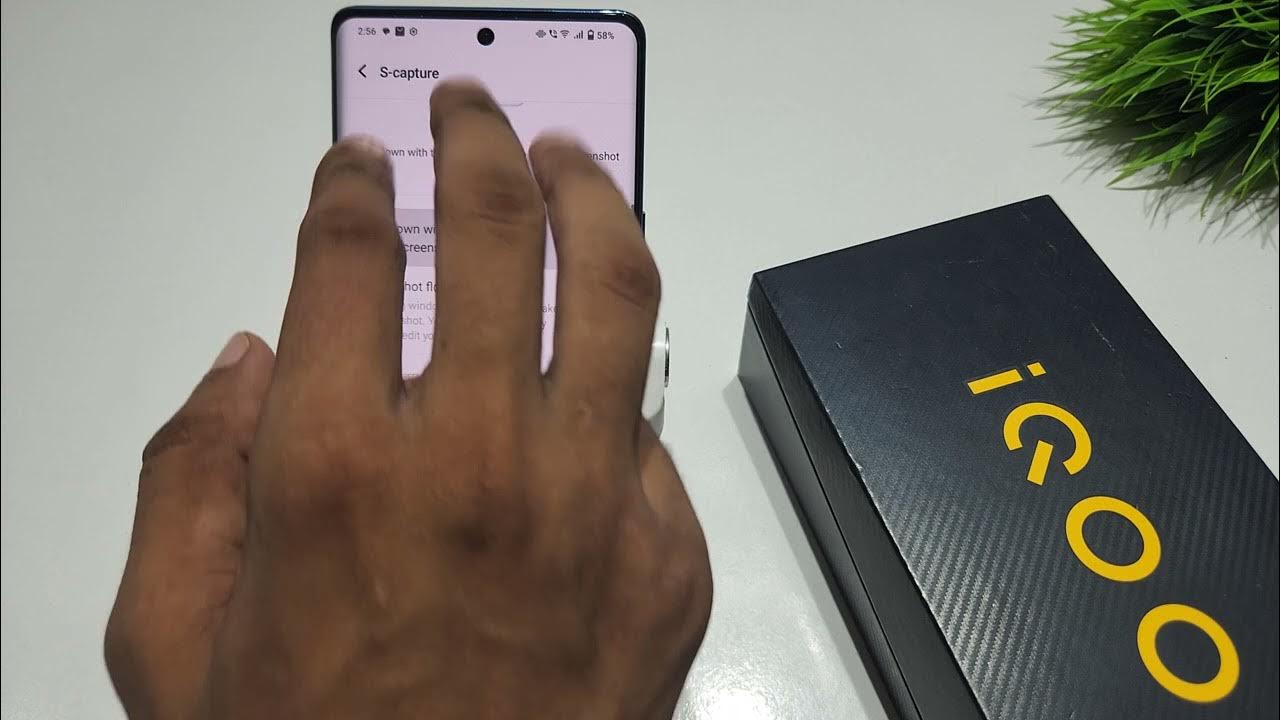 How to do screen recording in iqoo neo 7 pro | iqoo z7 pro me screen recording kaise kare - YouTube