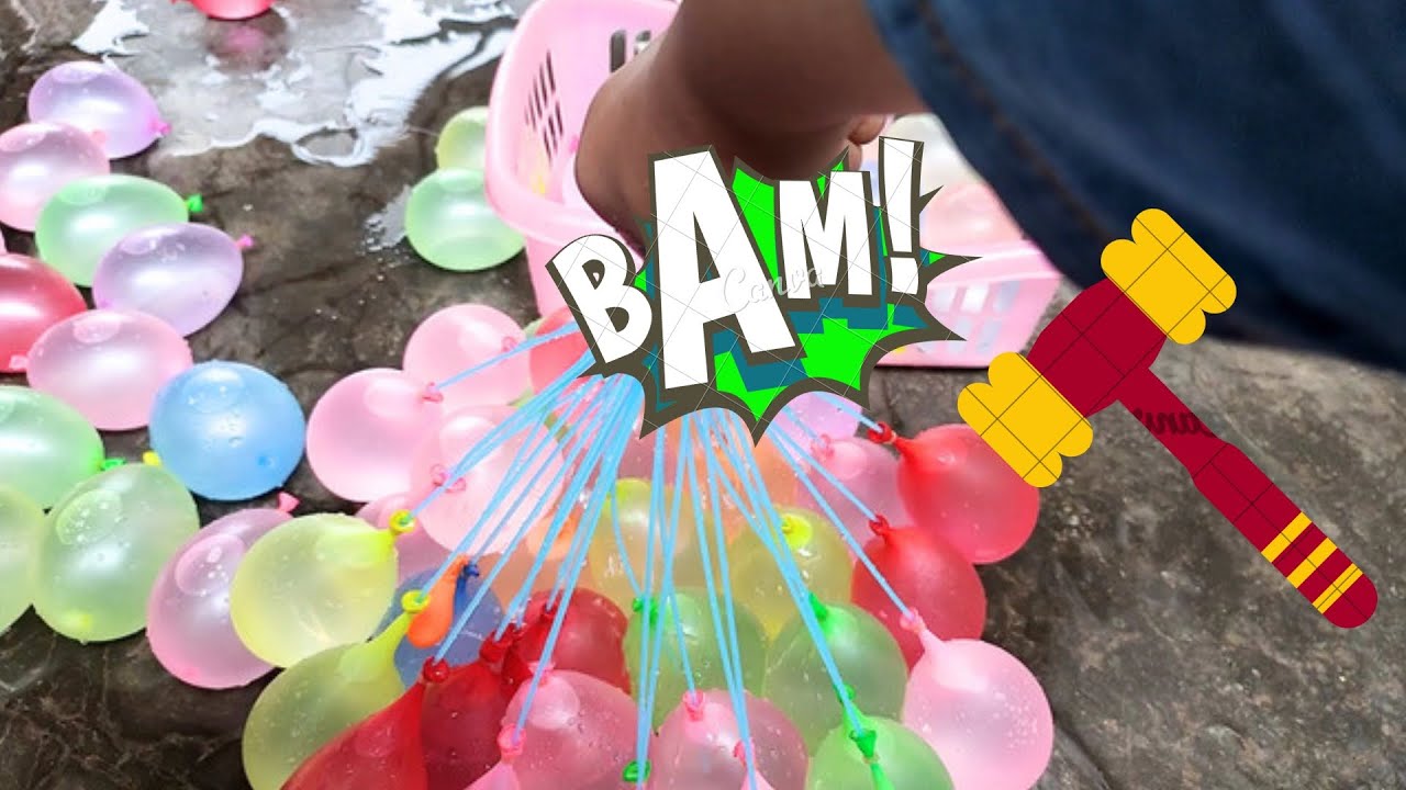 Main Pecah Balon Air Kecil Warna Warni Meletuskan Balon Popping ...