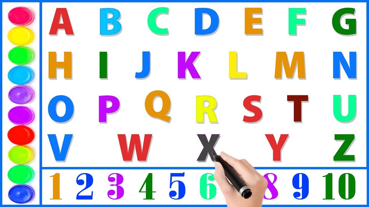 A for Apple B for Ball, Alphabets | Learn to Write Alphabet |123 Number ...