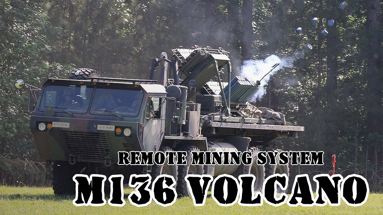 American Remote Mine Laying System M136 Volcano || Review - YouTube