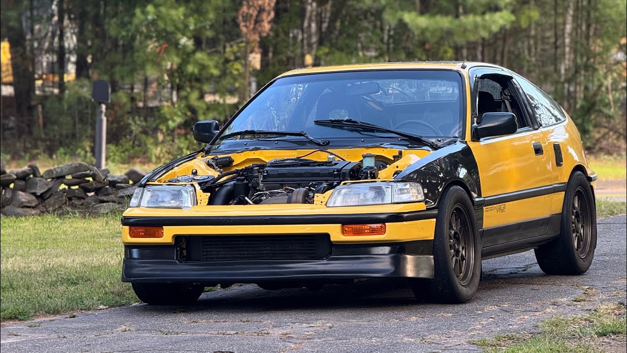 B Series Awd CRX Review. - YouTube
