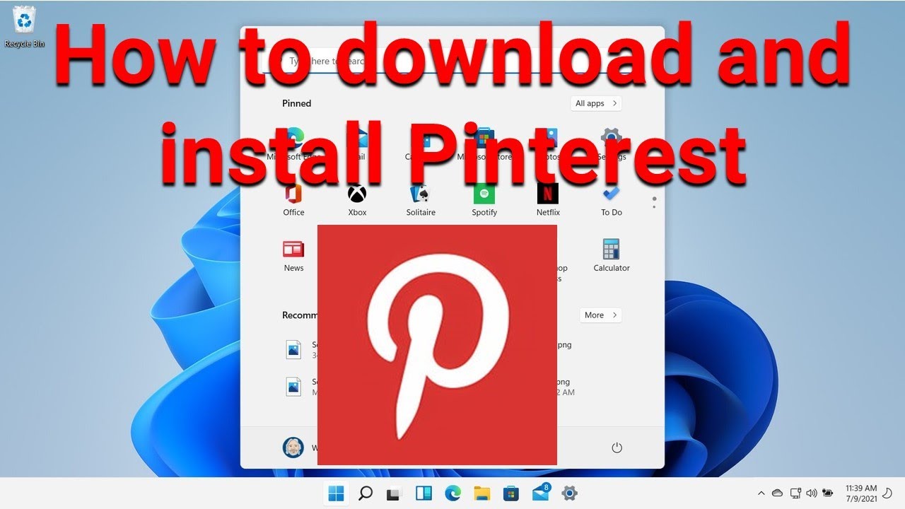 How to download and install Pinterest application - YouTube