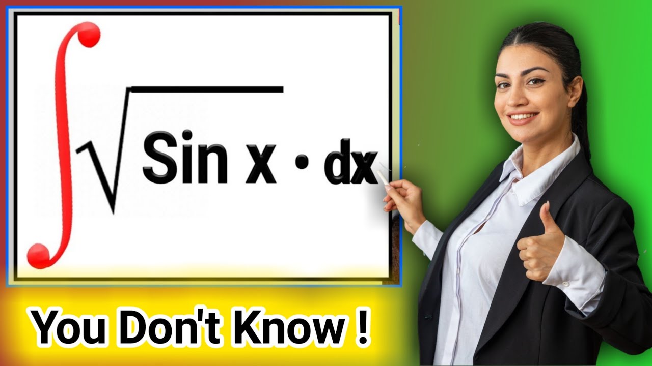 integration of under root sin x | Part 2 Video | elliptical integral ...