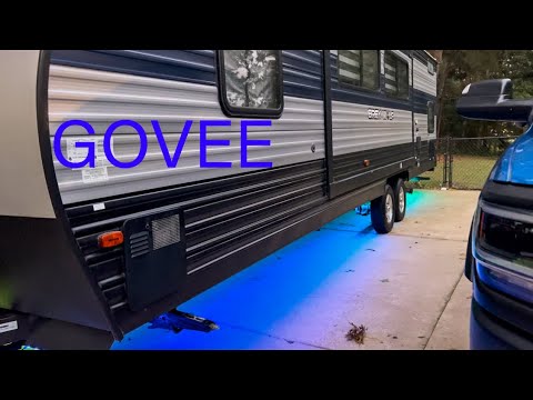 Govee travel trailer under glow kit - YouTube
