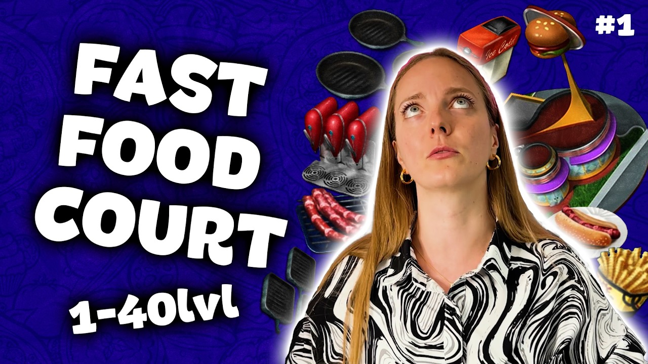 COOKING FEVER GAME #1 | FAST FOOD COURT 🌭 - YouTube