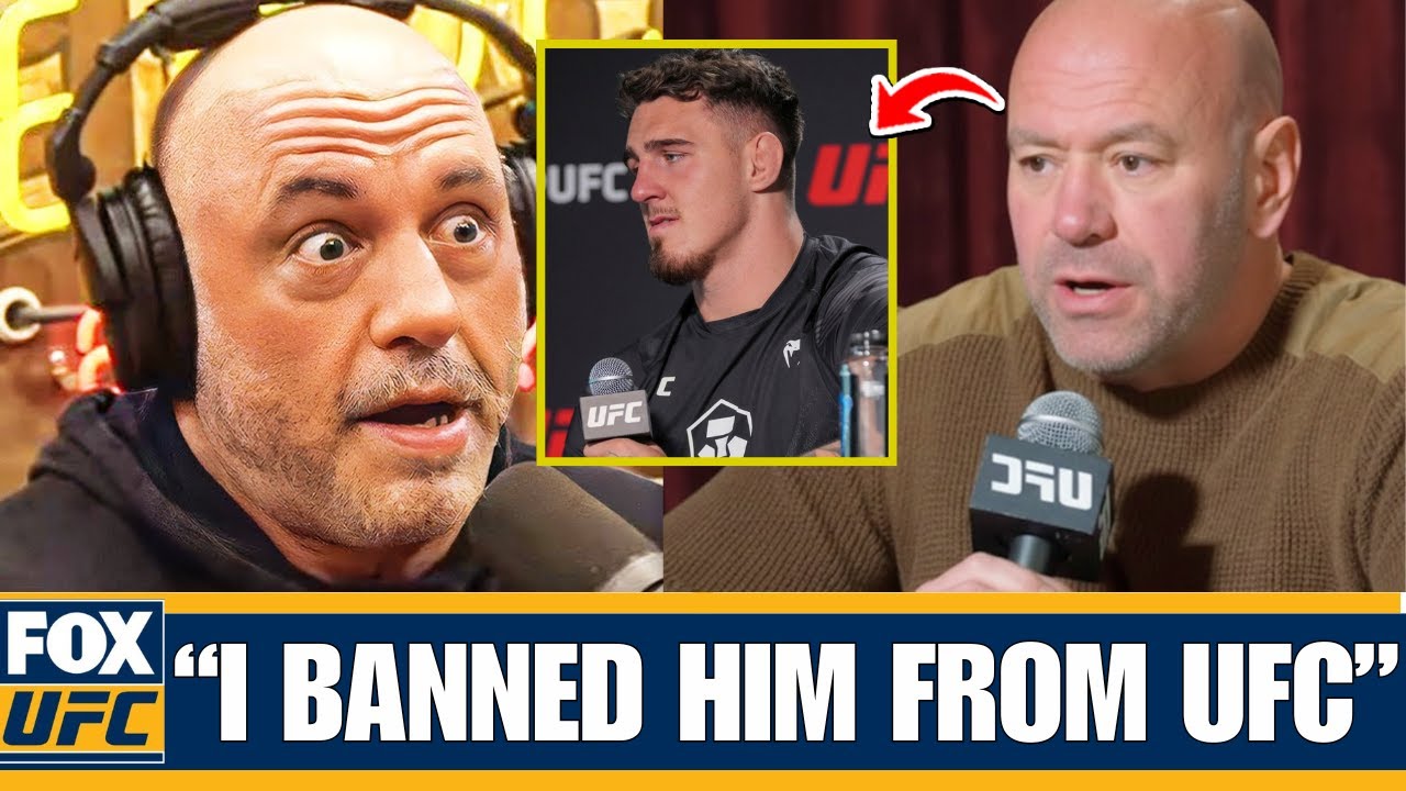 "He Is A Fraud" Dana White To Joe Rogan After Banning Tom Aspinall From ...