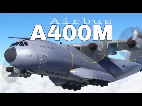 Military transport aircraft Airbus A400M - YouTube