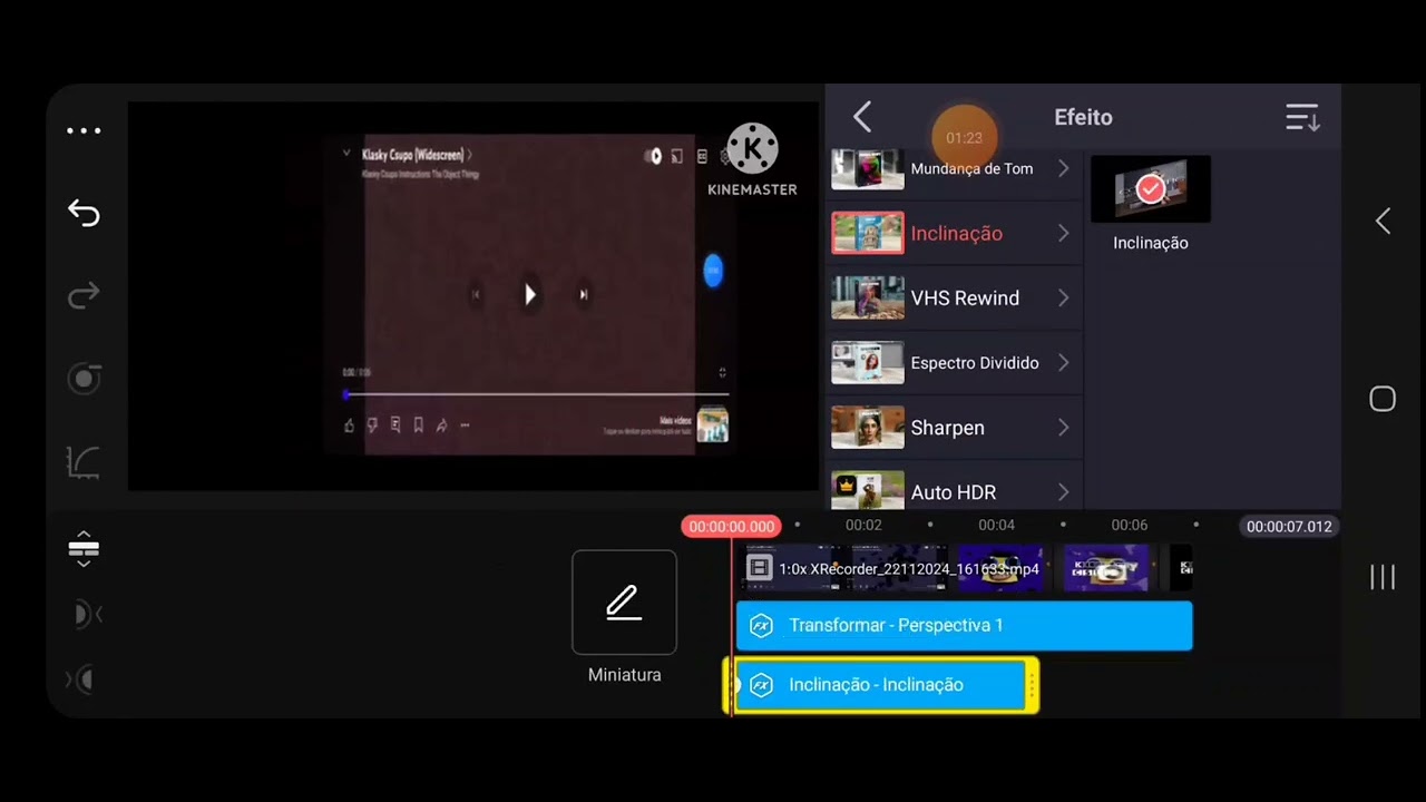 How To Make Divided Effect On KineMaster - YouTube