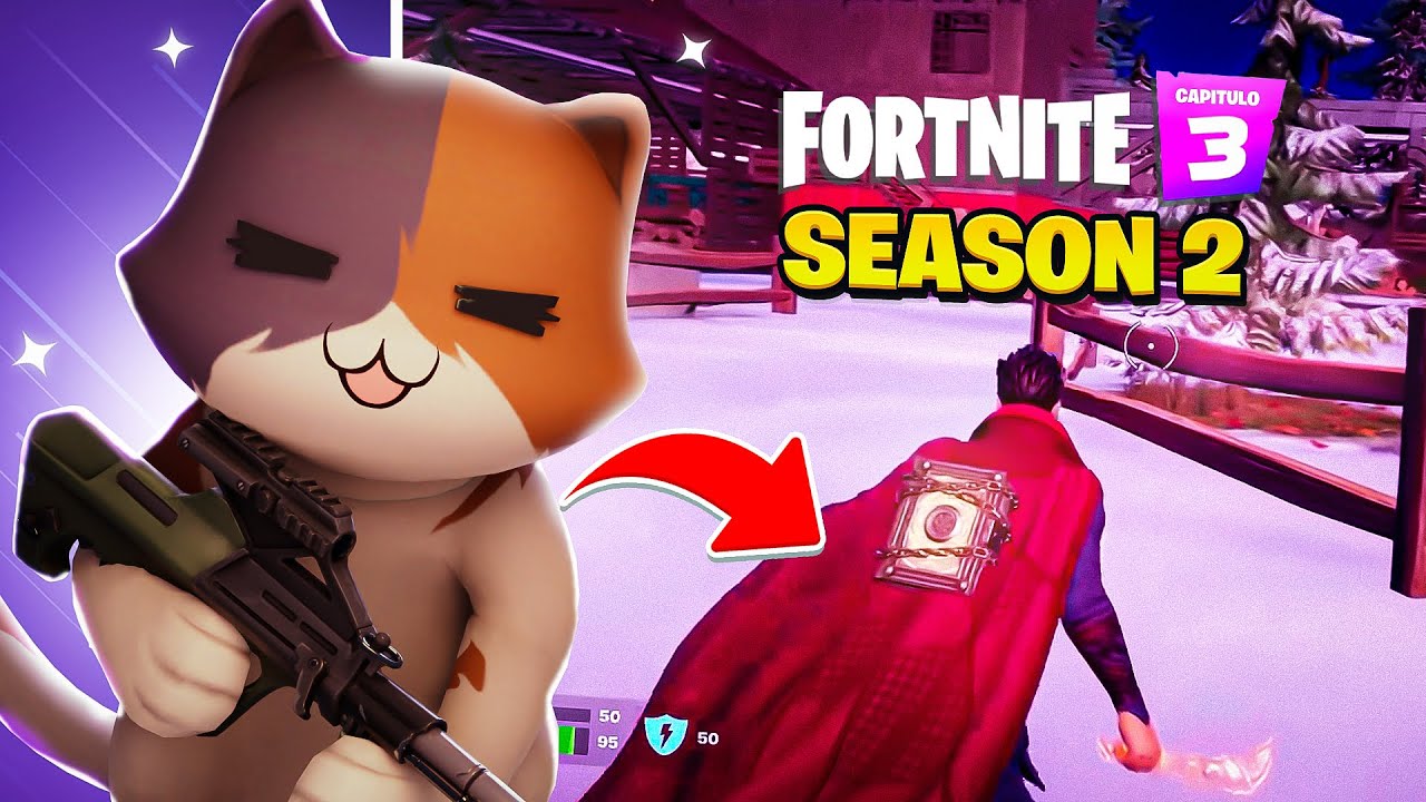 LA PRIMERA PARTIDA de GATITO en la TEMPORADA 2 de FORTNITE CAPITULO 3 ...
