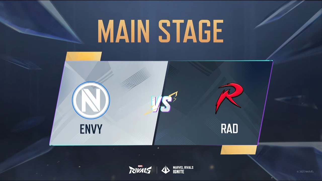 Envy vs Rad | Marvel Rivals IGNITE Grand Finals | Mid-Season Finals ...