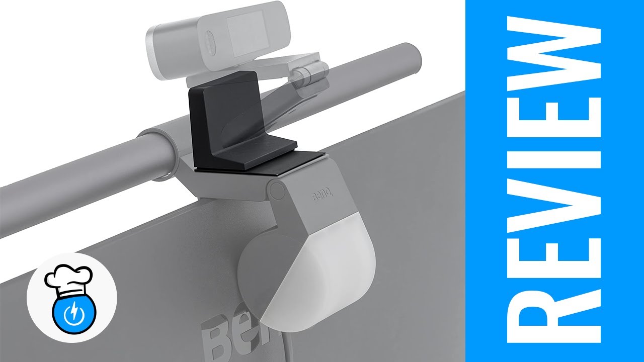 BenQ ScreenBar Halo Webcam Accessory Review - YouTube