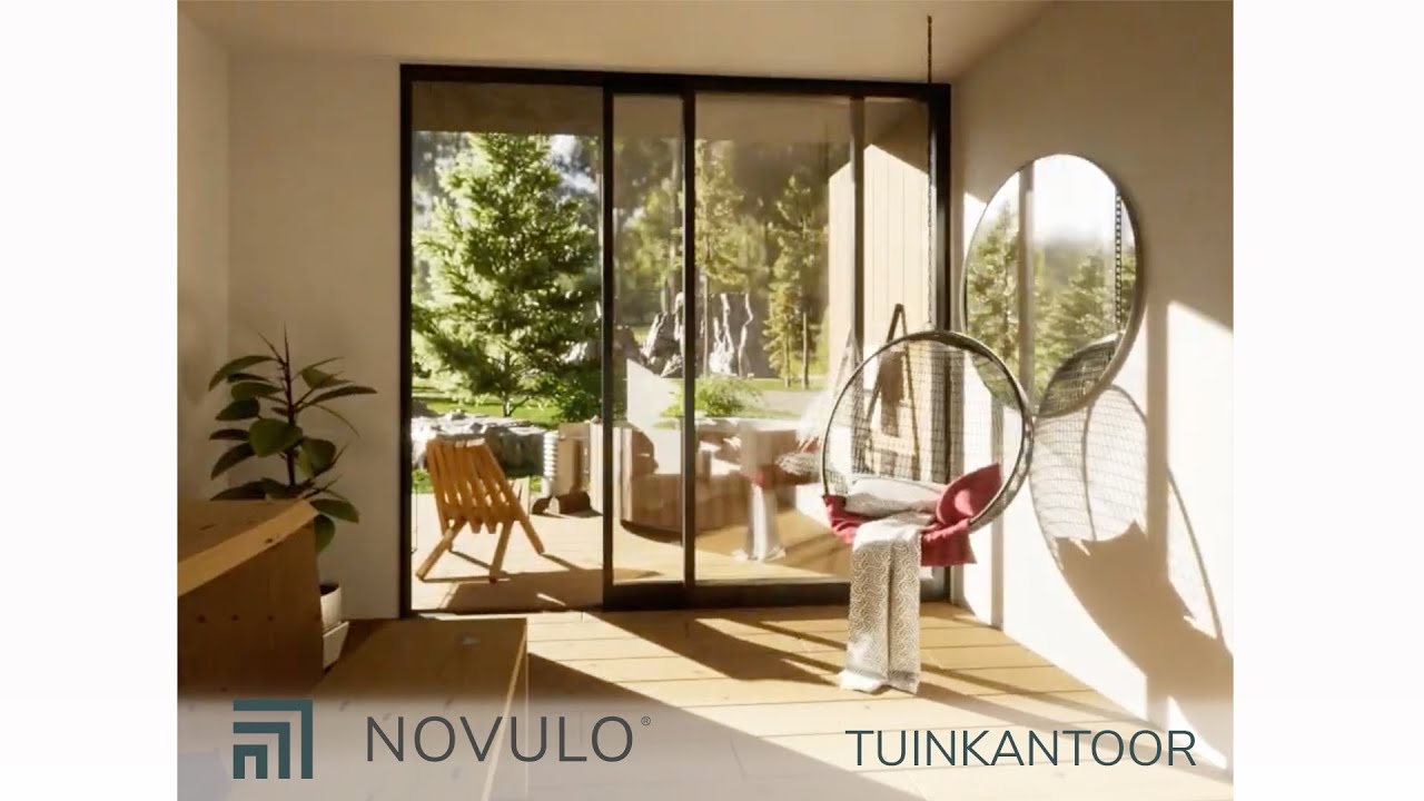 De Novulo Nukleus als polyvalent tuinkantoor - YouTube
