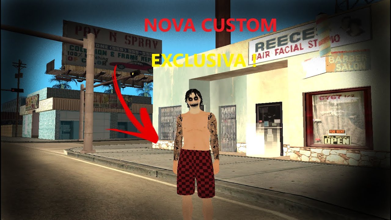 MTA:SA NOVA CUSTOM MTA COMPLETA. SISTEMA TATOO MOCHILA MAQUIAGEM E ETC ...