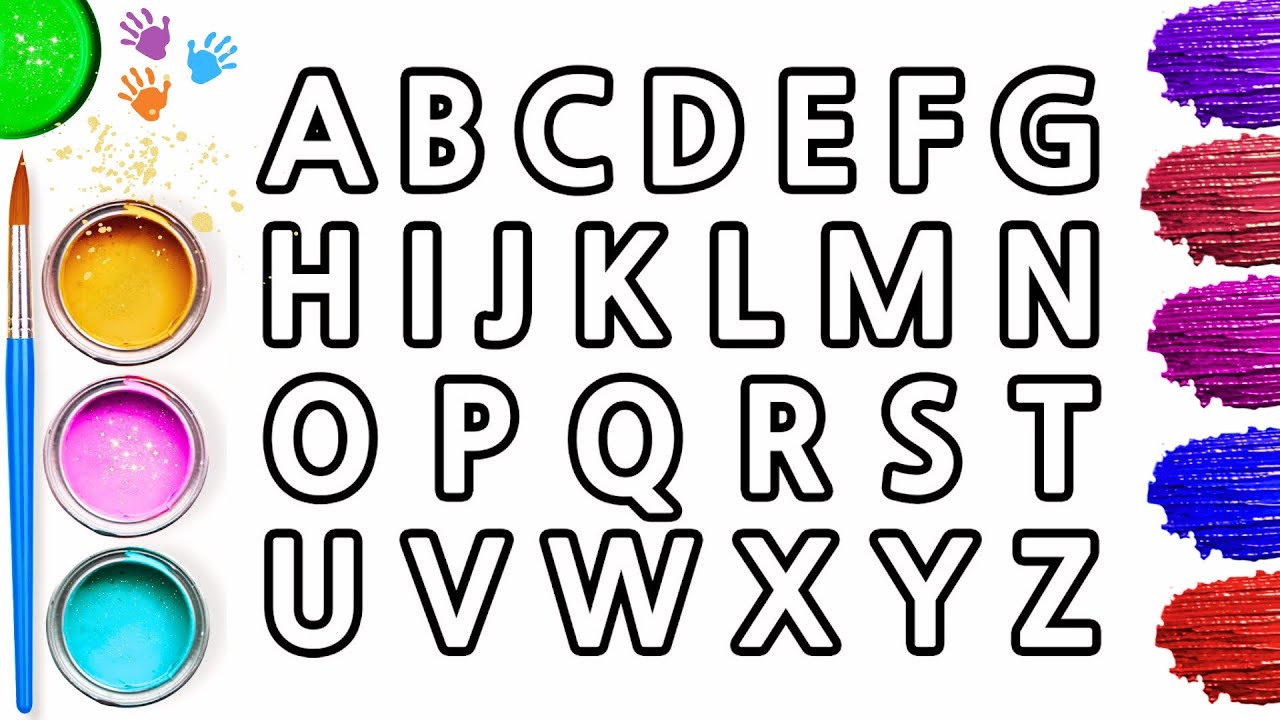 A TO Z Drawing For Beginners | How to Drawing Step by step - YouTube