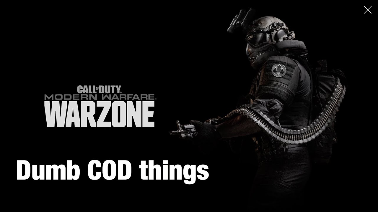 Dumb COD things - YouTube