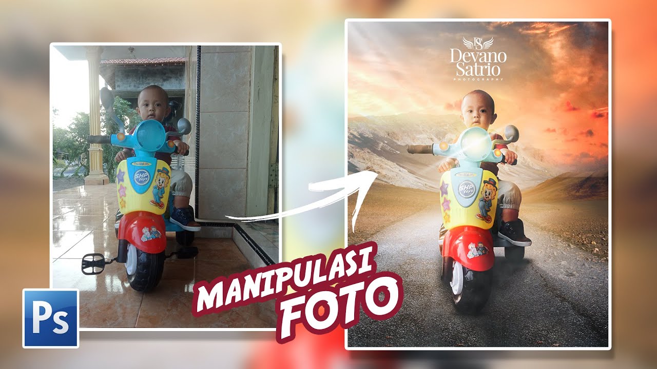 Cara Manipulasi Foto Keren di Photoshop - YouTube