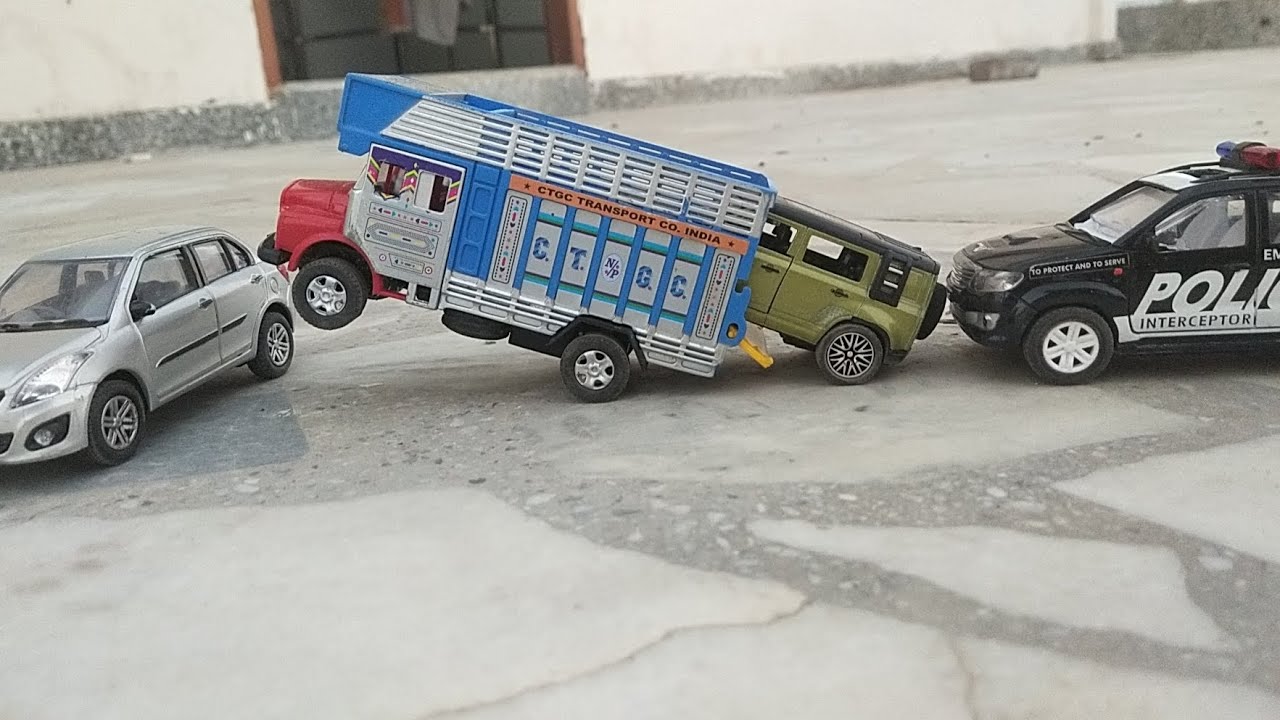 truck cartoon video.car cartoon video. gadi wala cartoon video. police ...