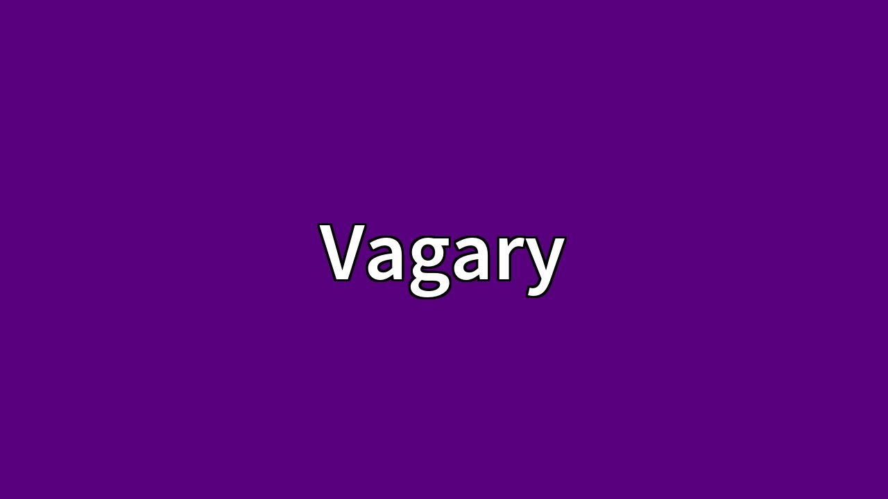 Vagary Meaning - YouTube