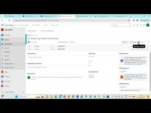 Azure Boards, TFS, Epic, feature, user stories and task creation - YouTube
