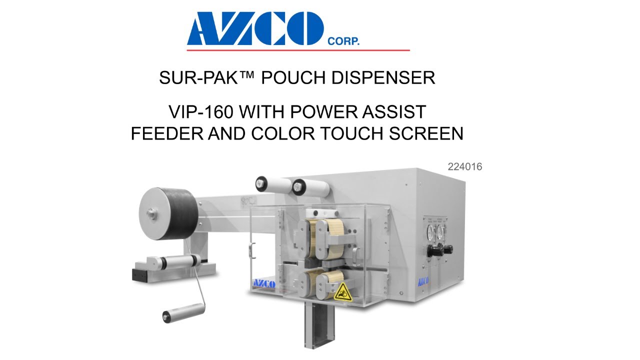 Pouch Dispenser with Power Assist Precisely Cuts Pouches from a ...