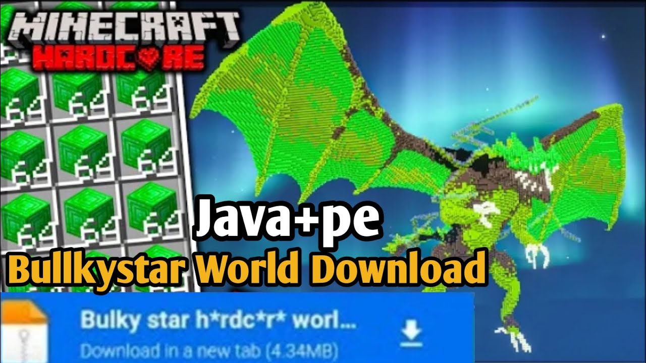 @BulkyStar BUILD A EMERALD DRAGON World Download Link - YouTube