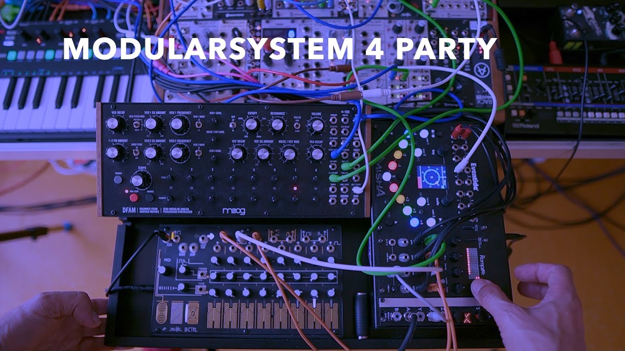Kann mein Eurorack Party ? Drum Loops schubsen mit Squarp Rample - YouTube