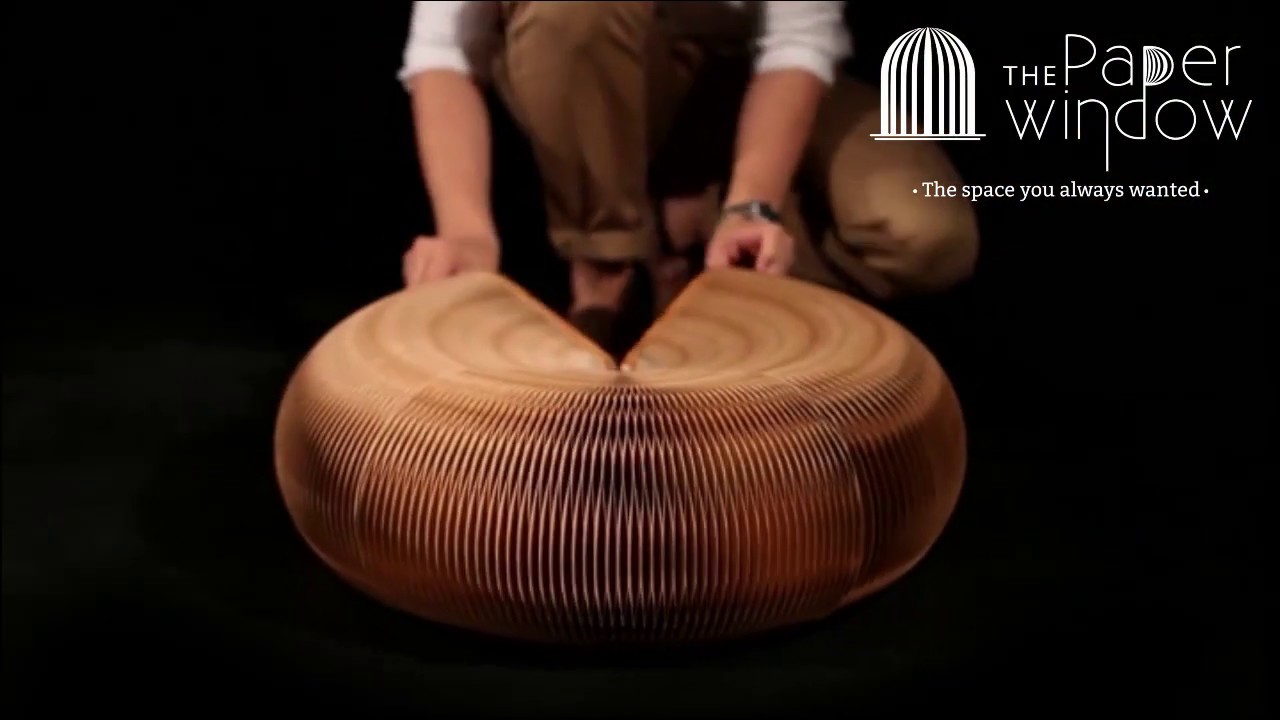 Foot Rest made of Paper, multi-use and foldable - YouTube