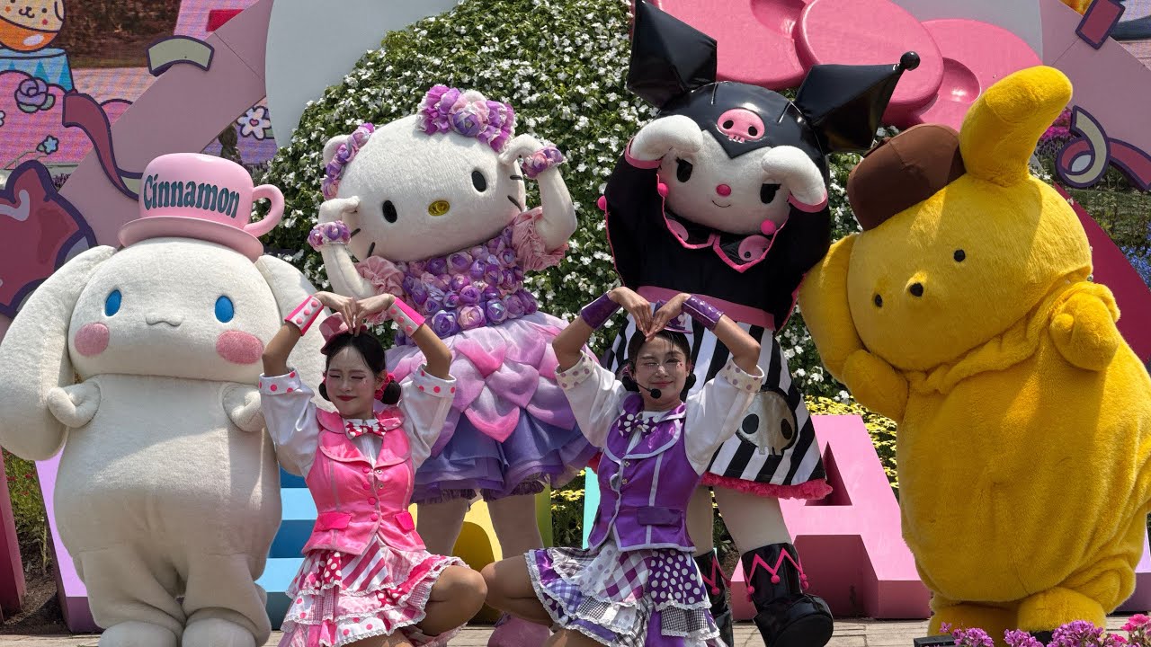 [4K] 20250529 에버랜드 SANRIO CHARACTERS 댄스타임 1회차 Everland SANRIO ...