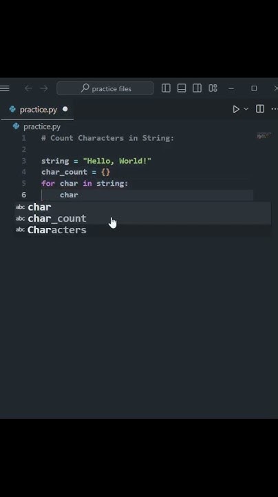 Count Characters In Strings Python Pythonprogrammingcodinglearnpython Pythonforbeginners