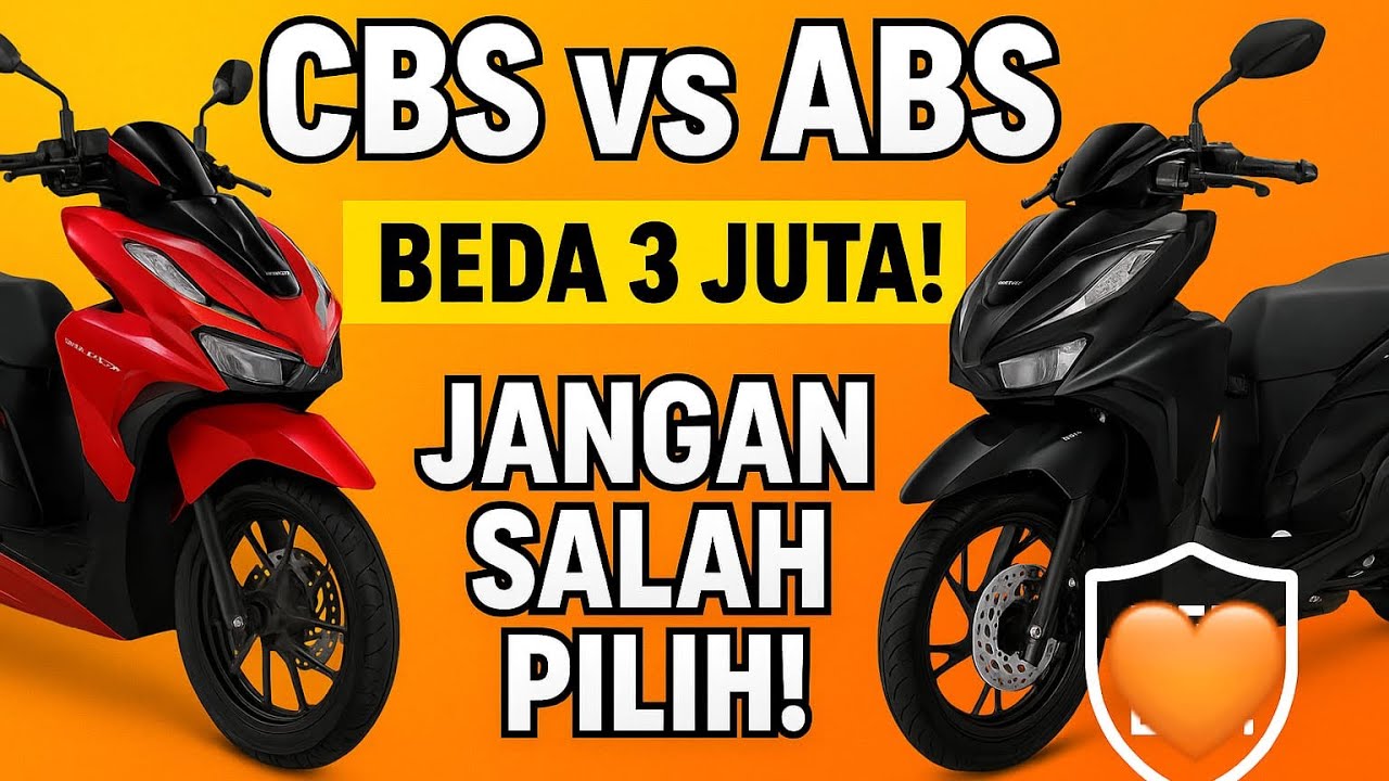 LEBIH AMAN CBS ATAU ABS? Komparasi Vario 160 Merah & Hitam‼️ - YouTube