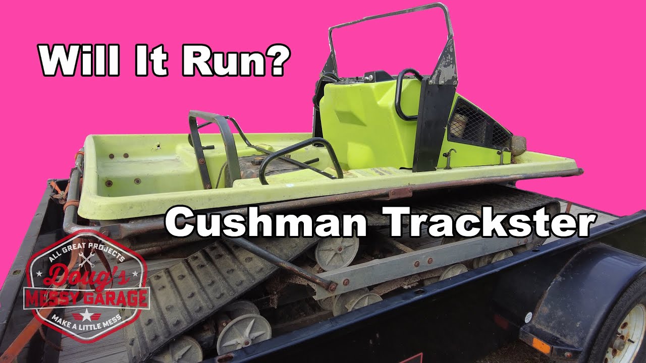 DEAD Cushman Trackster: Will It RUN? Pt1 - YouTube