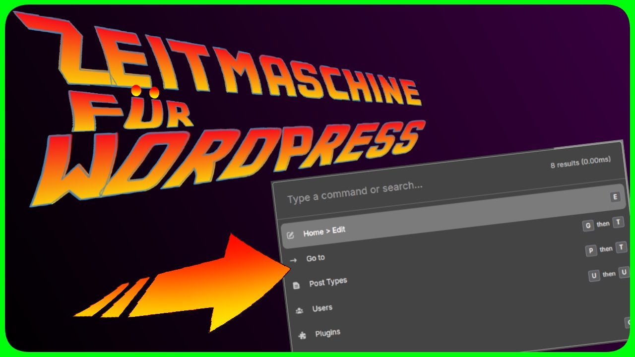 CommandUI - Dieses neue Plugin ist die Zukunft von WordPress - YouTube